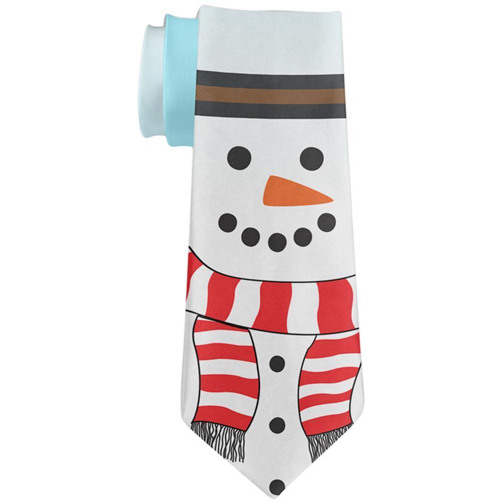 Christmas Snowman All Over Neck Tie – BadlandsChugs