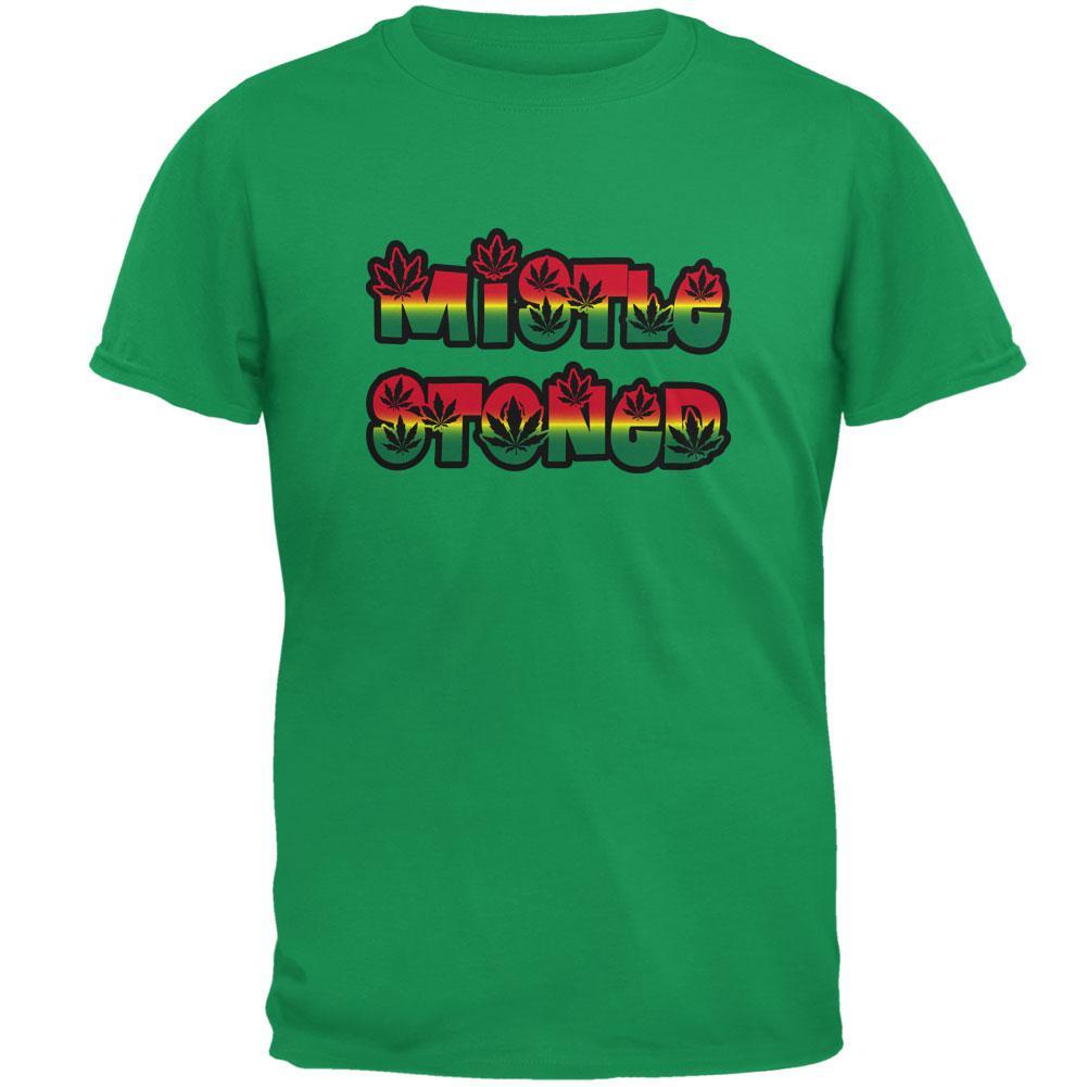 Christmas Mistlestoned Mistletoe Mens T Shirt – BadlandsChugs